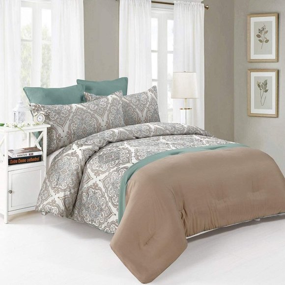 VCNY Home | Bedding | Vcny Home 5pc Jaquard Full Queen Comforter Set ...